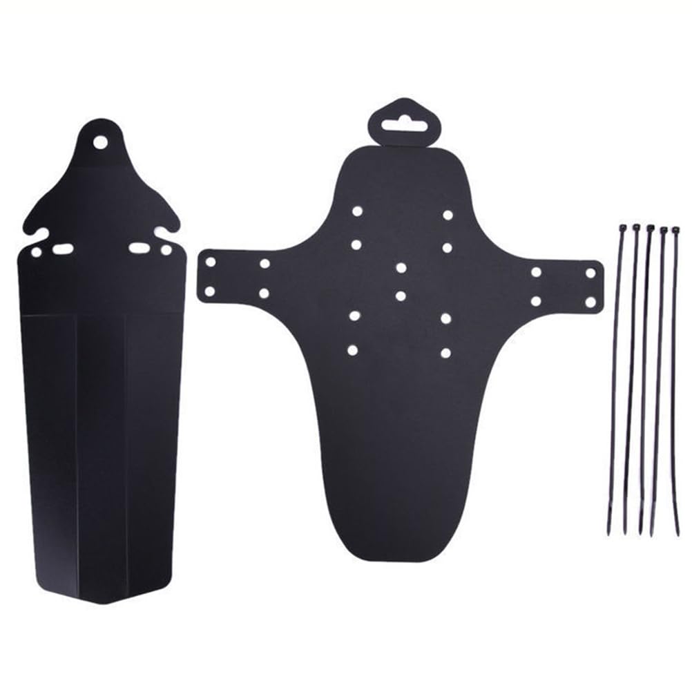 Mountain Bike Mud Guard Front and Rear Adjustable Compatible Plastic Mud Guard