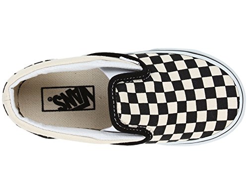 Vans Unisex Baby Classic Slip-On - Black/White Checkerboard Size 9 Toddler