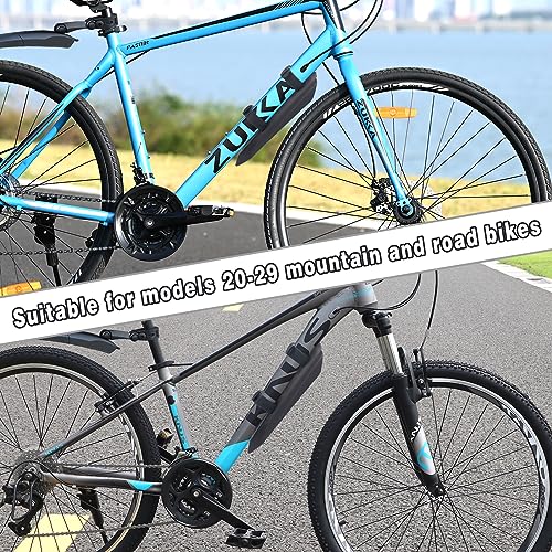 MAKELEN Front Fender for Road Bike and MTB - Mud Guard Mudflap for E-bike - Black