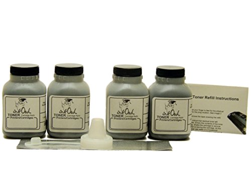 InkOwl Toner Refill Kit Replacement for Brother TN-630, TN-660 (4-Pack)
