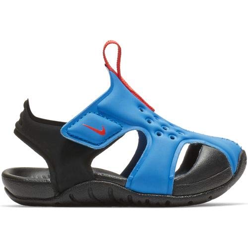 Nike Kids Baby Boy's Sunray Protect 2 (Infant/Toddler) Photo Blue/Bright Crimson/Black 2 Infant