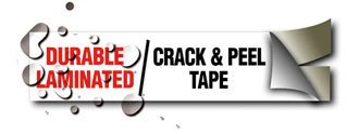 Brother 1" (24mm) Black Print on Clear Extra Strength Adhesive P-touch Tape for Brother PT-1400, PT1400 Label Maker