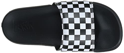 Vans La Costa Slide-On (Checkerboard) True White/Black Men's 8, Women's 9.5 Medium