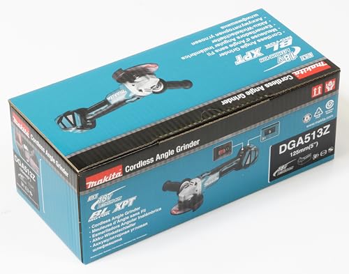 Makita DGA513Z 18V Li-Ion LXT Brushless 125mm Angle Grinder - Batteries And Charger Not Included