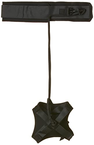 SKLZ Star-Kick Hands-Free Adjustable Solo Soccer Trainer - Fits Ball Sizes 3, 4, and 5 (Black)