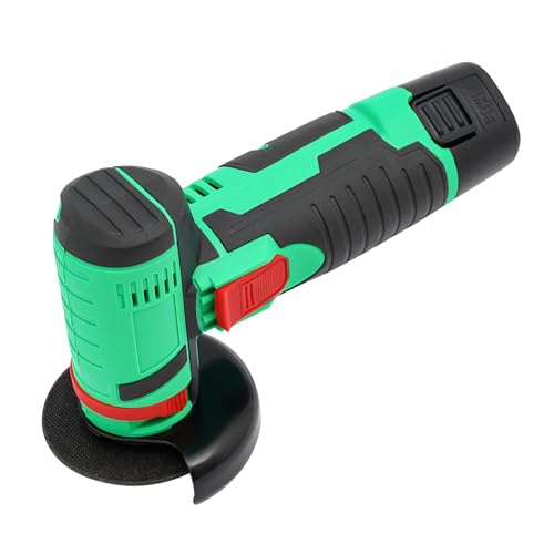 Cordless Angle Grinder, 12V Power Angle Grinder Tools with 2PCS 3.0Ah Batteries & Charger, Brushless Motor Metal Grinder, Cutting Wheels, Flap Disc for Cutting, Polishing