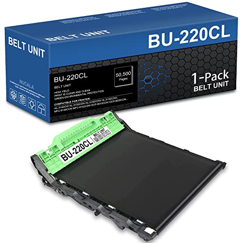 NUCALA BU-220CL High Yield Compatible BU220CL Belt Unit Replacement for Brother HL-3140cw 3150CDN 3152CDW, DCP-9020CDN 9015CDW 9020CDW 9022CDW, MFC-9140CDN 9142CDN 9332CDW Printer Unit (1-Pack)