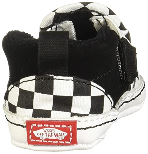 Vans Infant Checker Slip-On Black/True White Crib Size 4