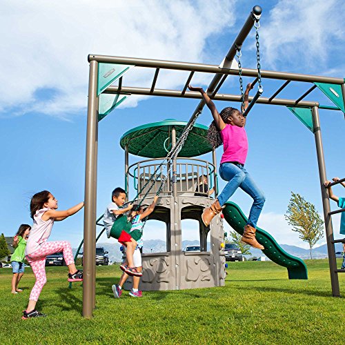 Lifetime 90630 Products Adventure Tower Deluxe Playset, Green