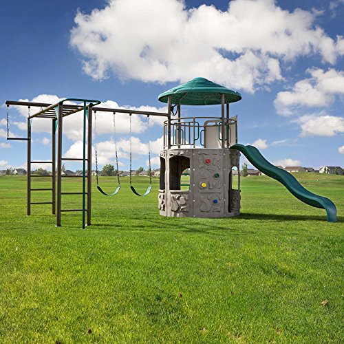 Lifetime 90630 Products Adventure Tower Deluxe Playset, Green