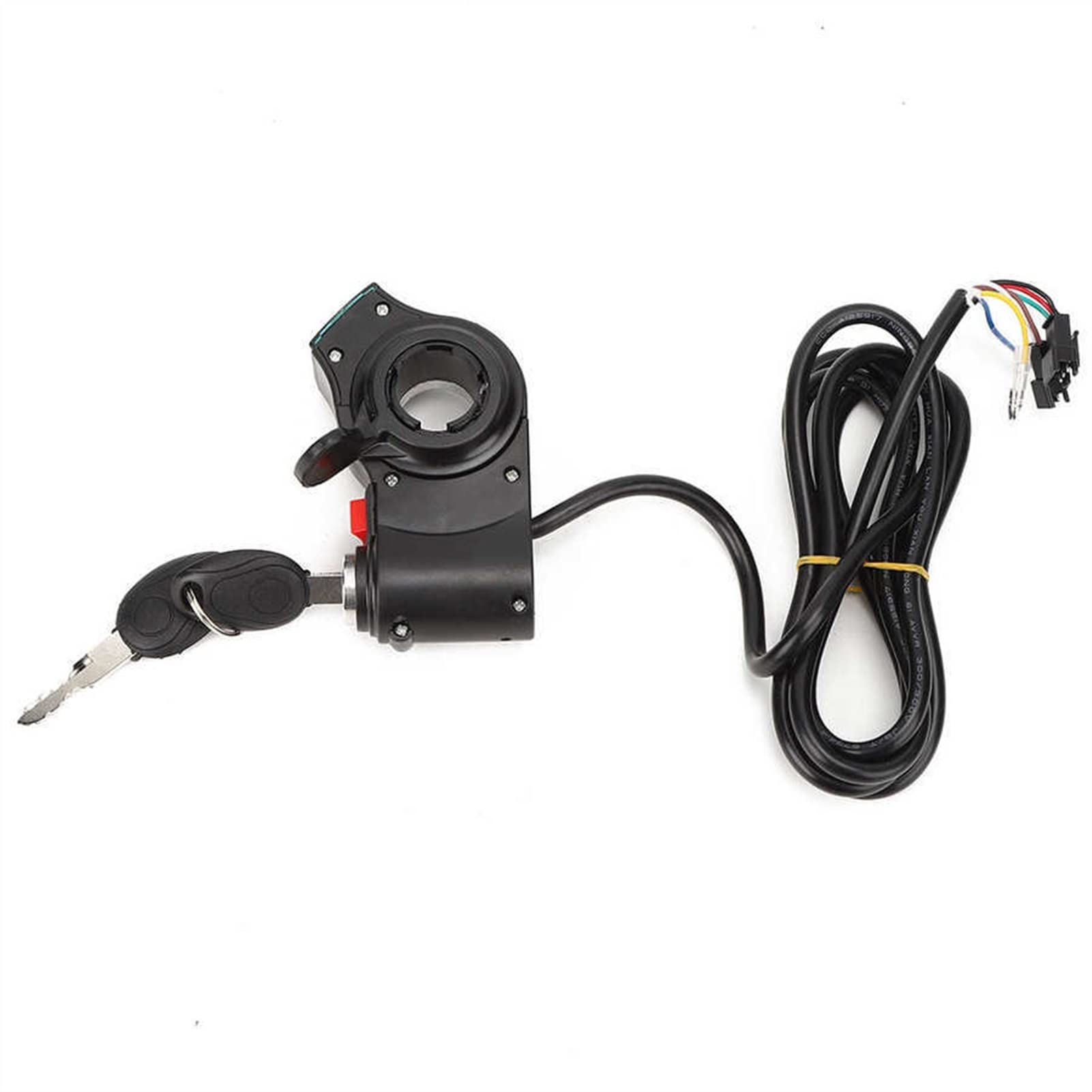 Bike Fender Bicycle Thumb Throttle with On/Off Switch Key Lock LCD Display E-Bike Scooter Handlebar Throttle Accelerator Grip Mud Guards