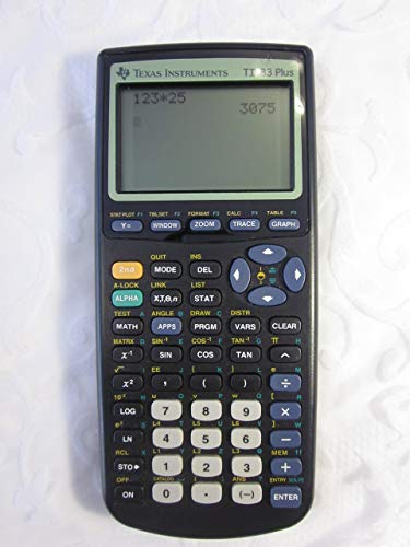 Texas Instruments TI-83 Plus Graphing Calculator (Certified Renewed)