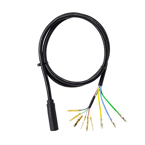 Bike Fender Bike Motor Extension Cable Connector Female to Male 60cm 9Pin Electric Bike Motor Cables for E-Bike Accessory Mud Guards (Color : Female to 9 Cables)