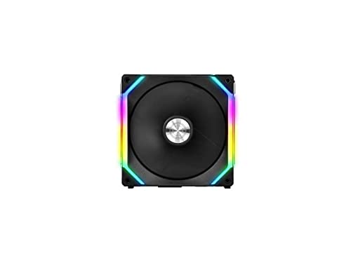 Lian Li UNI Fan SL140 RGB x1 140mm Revolutionized Daisy-Chain ARGB Fan - Black