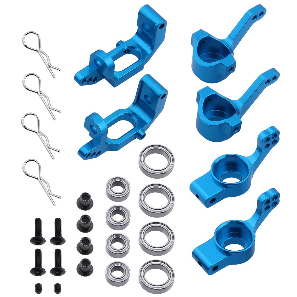 HobbyPark 102210 102010 102211 102011 102212 102012 Aluminum Steering Knuckle Kit Hub Carrier Upgrade Parts for RC Redcat Volcano EPX HSP