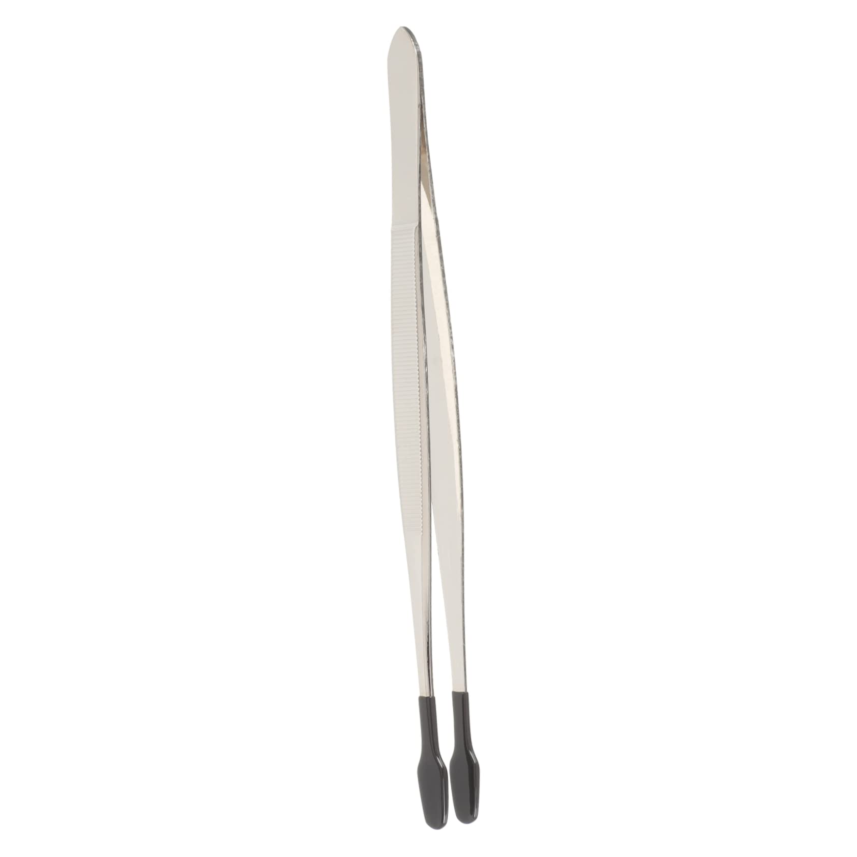 iplusmile Rubber Flat Tweezers Reverse Tweezers Facial Tools Needle Nose Tweezers Face Stickers Gold Stickers Reptile Feeding Tongs Tweezers for Crafts Stainless Steel Bead Short Hair