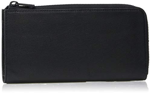 Diesel Men's CLIN L-24 Zip-Wallet, Black, UNI