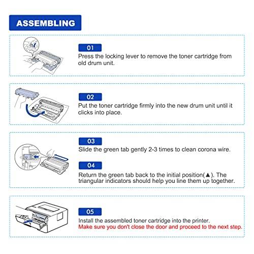 iamstech DR630 DR-630 Drum Unit 2-Pack Replacement for Brother MFC-L2700DW HL-L2300D HL-L2340DW HL-L2380DW MFC-L2740DW DCP-L2540DW HL-L2305W HL-L2360DW Printer Black