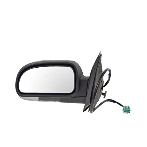 ORTUS UNI Power Heated Textured Signal Mirror Left Driver Fits (Plastic Textured Black)