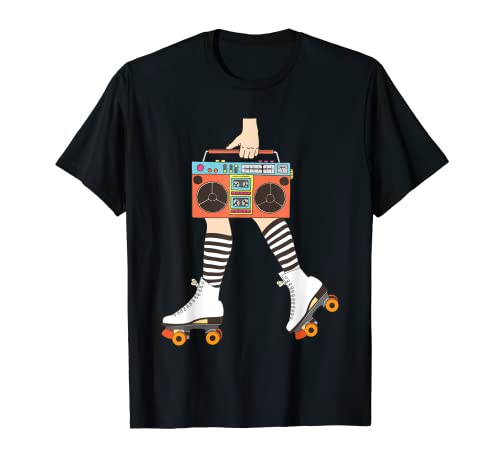 Roller Skating Retro Vintage Roller Derby Roller Skater T-Shirt