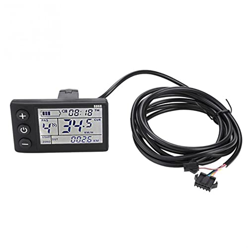 Bike Fender Electric Bike Scooter Controller 24V/36V/48V 250W/350W with LCD Display Speed for BLDC Motor Scooter E-Bike Accessories Mud Guards (Size : 24V)