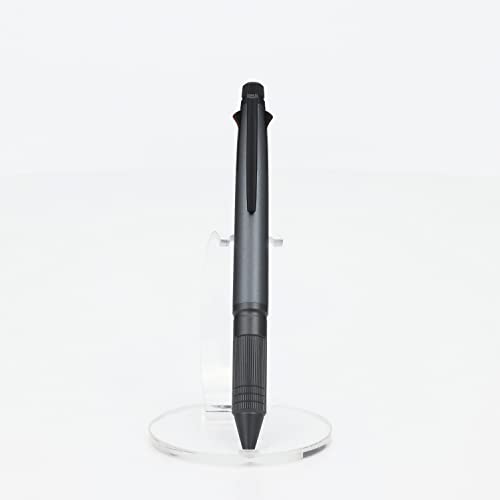 uni Jetstream 4&1 Metal Edition, 0.5mm Ballpoint Pen (Black, Red, Blue, Green) and 0.5mm Mechanical Pencil, Gun Metallic (MSXE52000A05.43)