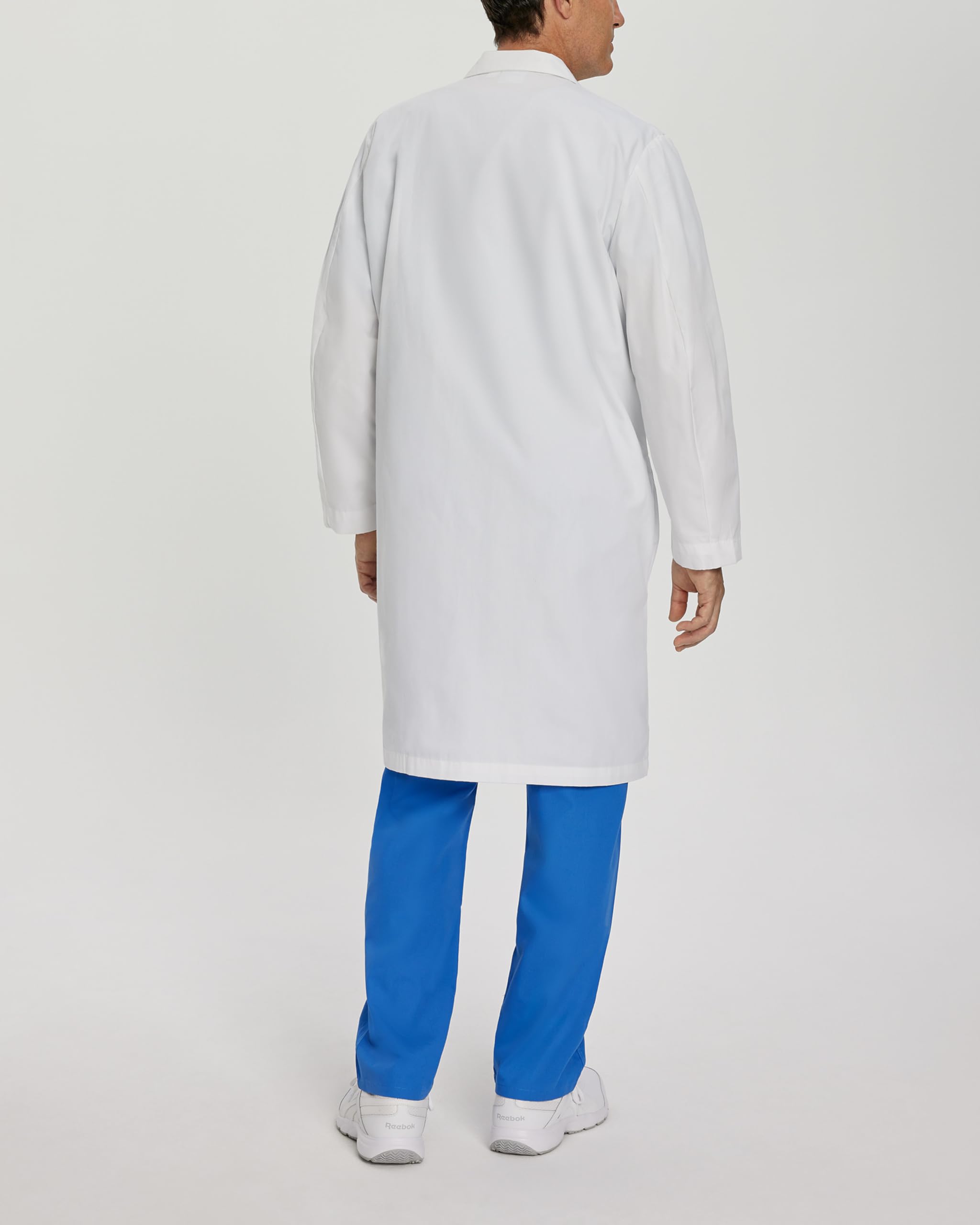 Landau mens Landau Scrub Zone Unisex Relaxed Fit 2-pocket Drawstring Cargo Scrub Pants 85221 Medical Lab Coat, White, 44 US