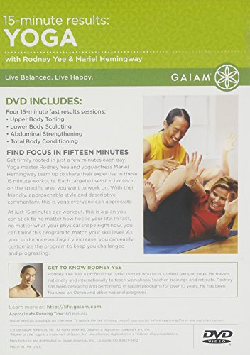 Rodney Yee/Mariel Hemingway: 15-Minute Results Yoga