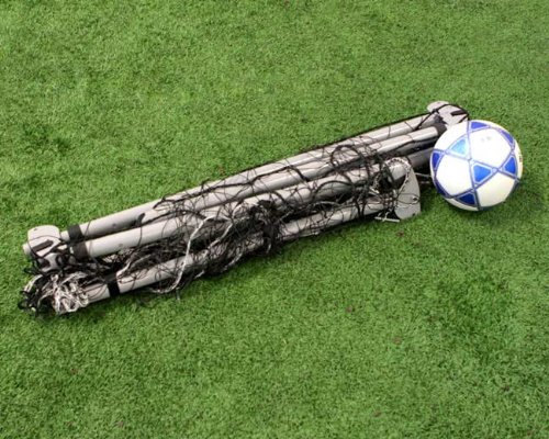 Lifetime 90046 Soccer Goal with Adjustable Height and Width, 7' x 5',Black