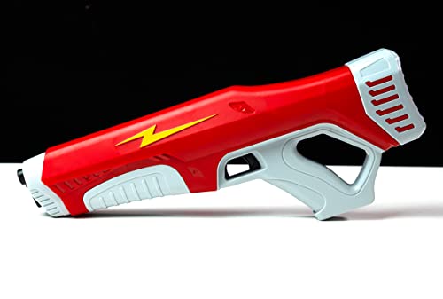 Electric Watergun with Over 100 Squirts! Long Range, Powerful Super Soaker, Perfect Sprayer for Adults and Kids, Pool Parties, and Outdoor Activity