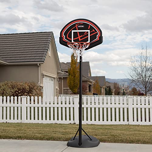 Lifetime 90022 32" Youth Portable Basketball Hoop, Red/Black