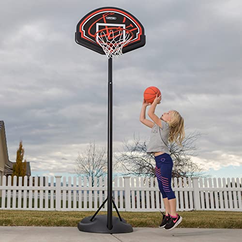 Lifetime 90022 32" Youth Portable Basketball Hoop, Red/Black