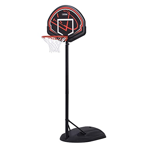 Lifetime 90022 32" Youth Portable Basketball Hoop, Red/Black