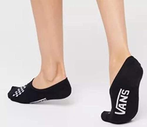 Vans Super No Show Socks - Women's and Girl's (Medium (6.5-10), Black)