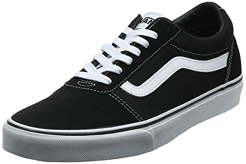 Vans Women’'s Ward Low-Top Sneakers, (Suede/Canvas) Black/White Iju, 5 UK 5 UK