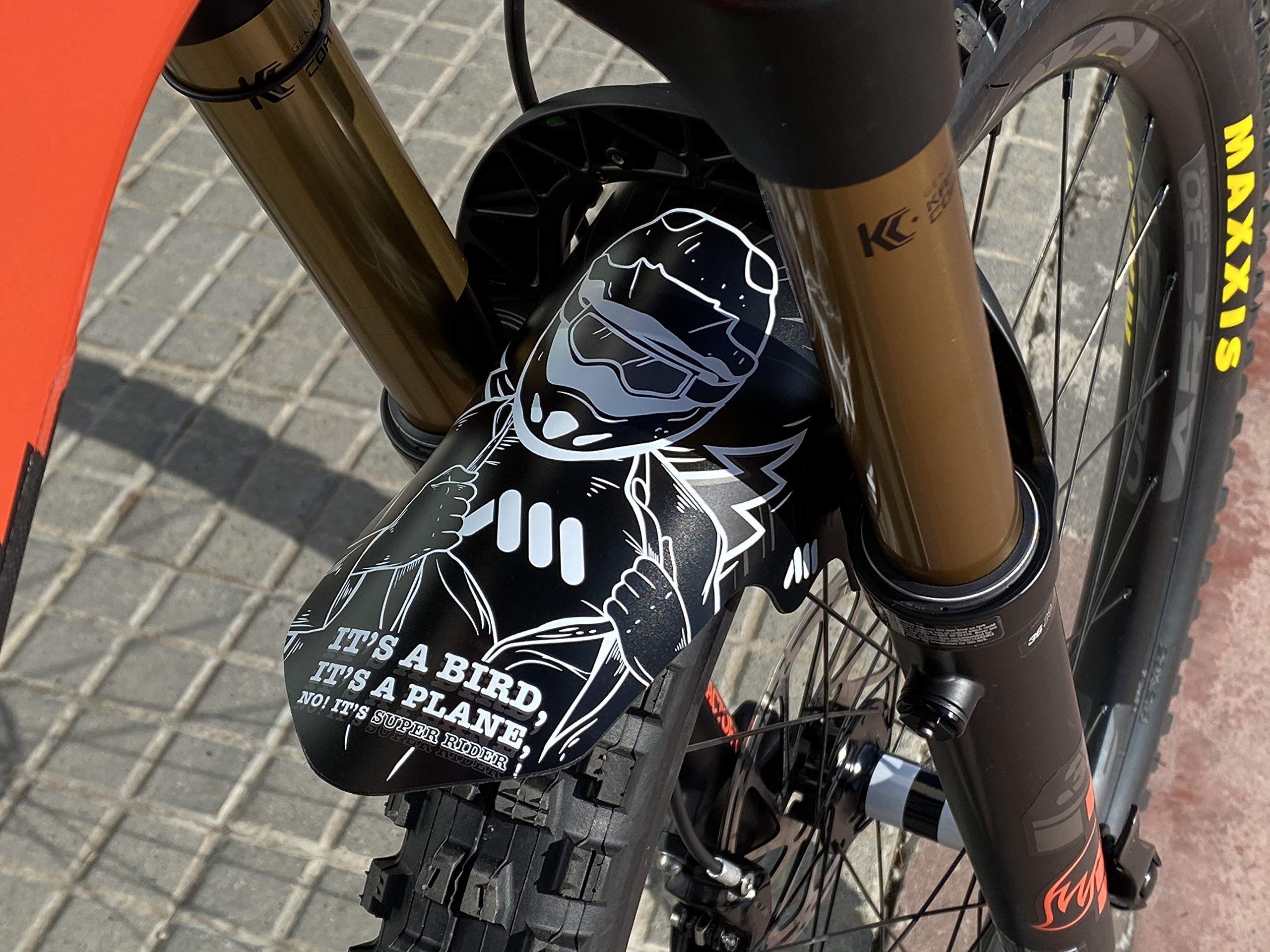 MTB Front Wheel Mud Guard - Lightweight & Durable Protection - Universal Fit - Protect Against Mud, Water Spray and More