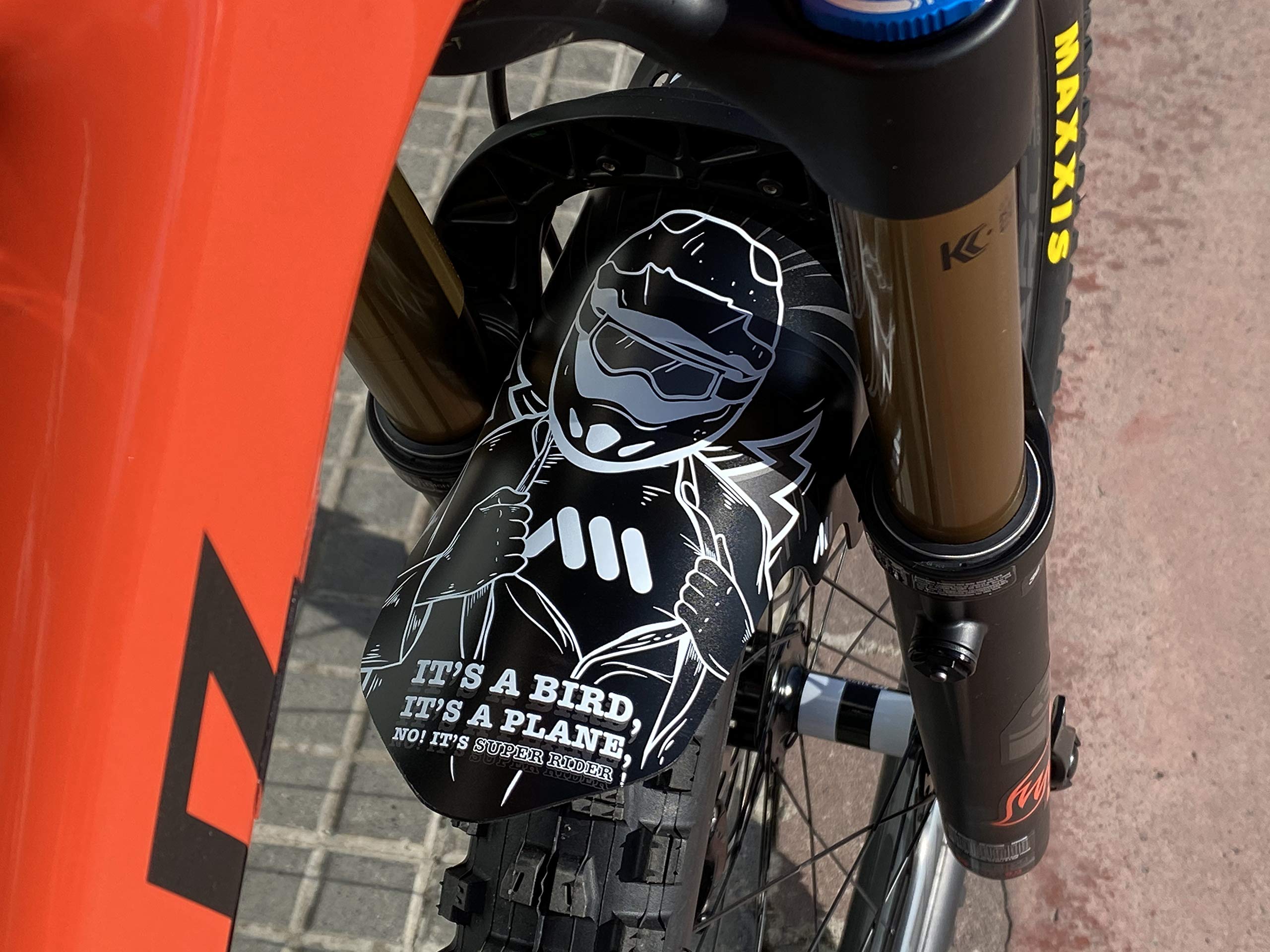 MTB Front Wheel Mud Guard - Lightweight & Durable Protection - Universal Fit - Protect Against Mud, Water Spray and More
