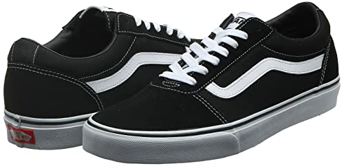 Vans Women’'s Ward Low-Top Sneakers, (Suede/Canvas) Black/White Iju, 5 UK 5 UK
