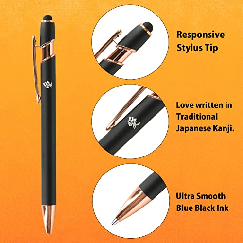 Uni Paint Marker Poster Color 17 Marking Pen Fine Point PC-3M 15 Standard & Gold,Silver Set With Kanji LOVE Sticker