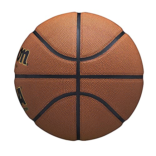 Lifetime Pro Court Height Adjustable Portable Basketball System, 44 Inch Backboard, Red/White & Wilson Sporting Goods Wilson NCAA Final Four Edition Basketball, Official - 29.5",WTB1233