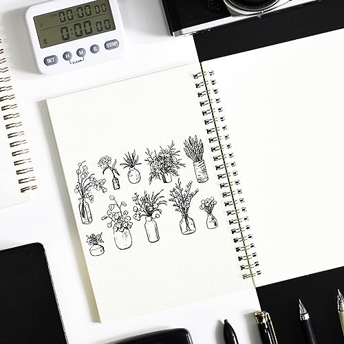 Silicone Seal Stamp Flower Pot Clear Stamps for DIY Scrapbooking Card Making Embossing Photo Album Paper Rubber Stamps-4