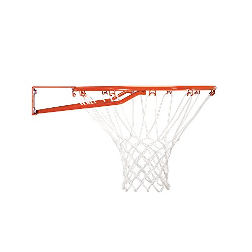 Lifetime Pro Court Height Adjustable Portable Basketball System, 44 Inch Backboard, Red/White & Wilson Sporting Goods Wilson NCAA Final Four Edition Basketball, Official - 29.5",WTB1233