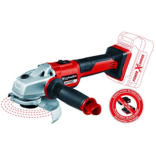 Einhell Axxio Power X-Change 18-Volt Cordless 5-Inch, Brushless Mmotor, 8500 RPM, Angle Grinder/Cutoff Tool for Grinding and Cutting, w/Quick Adjust Disc Guard