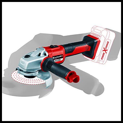 Einhell Axxio Power X-Change 18-Volt Cordless 5-Inch, Brushless Mmotor, 8500 RPM, Angle Grinder/Cutoff Tool for Grinding and Cutting, w/Quick Adjust Disc Guard