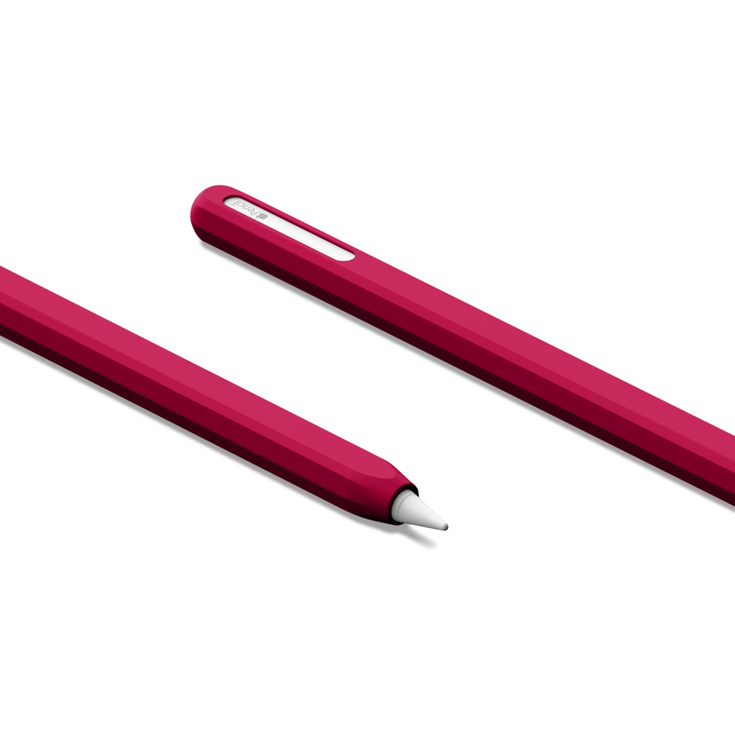 UPPERCASE Designs NimbleSleeve Premium Silicone Case Holder Protective Cover Sleeve Compatible with iPad Apple Pencil Pro and 2nd Generation Only (Magenta)