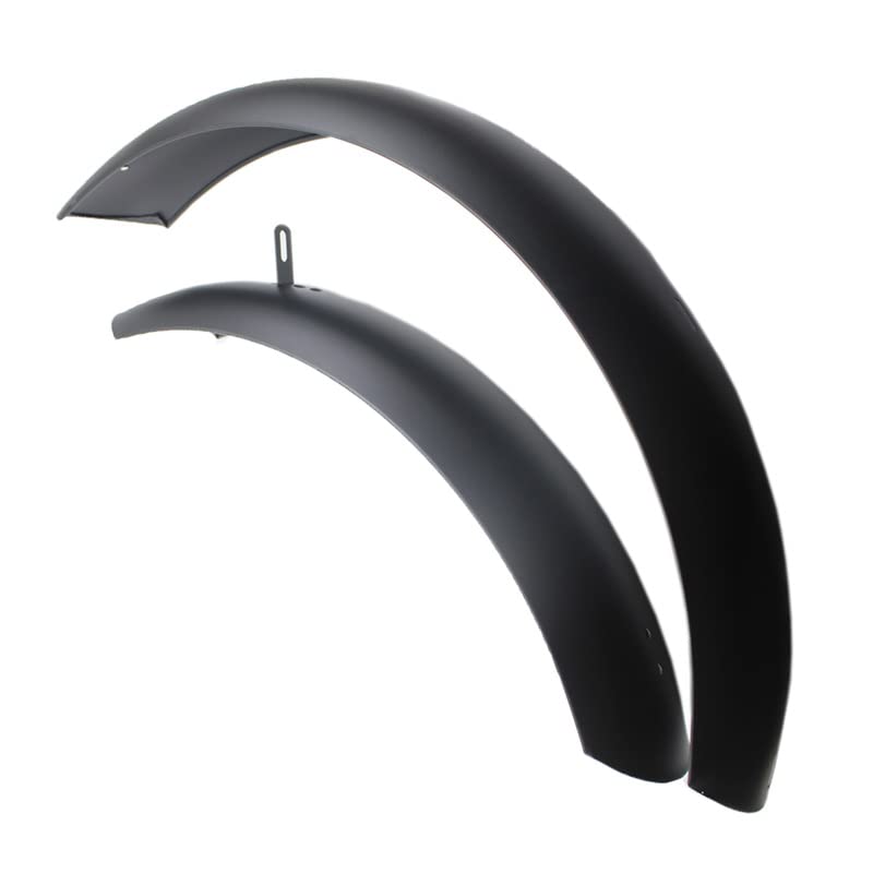 MbeLLO MTB mudguards,Bike Mudguard 20inch Snowboard Bicycle Mudguard E-Bike Electric Wing 20x4.0 Fat tire Folding Bike Fender Iron Sturdy Durable Mud Guard Suit
