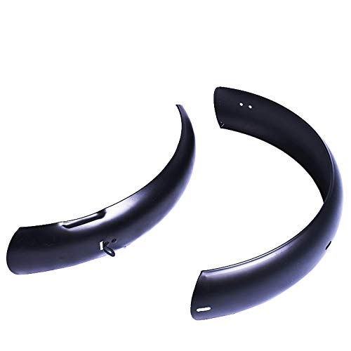 MbeLLO MTB mudguards,Bike Mudguard 20inch Snowboard Bicycle Mudguard E-Bike Electric Wing 20x4.0 Fat tire Folding Bike Fender Iron Sturdy Durable Mud Guard Suit