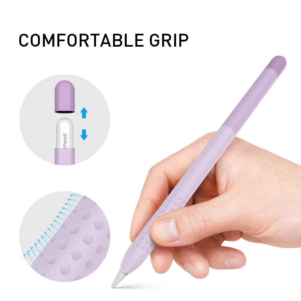 Delidigi Case Compatible with Apple Pencil Pro and Apple Pencil 2nd Generation, Gradient Color Case Sleeve Silicone Cover Accessories for Apple Pencil