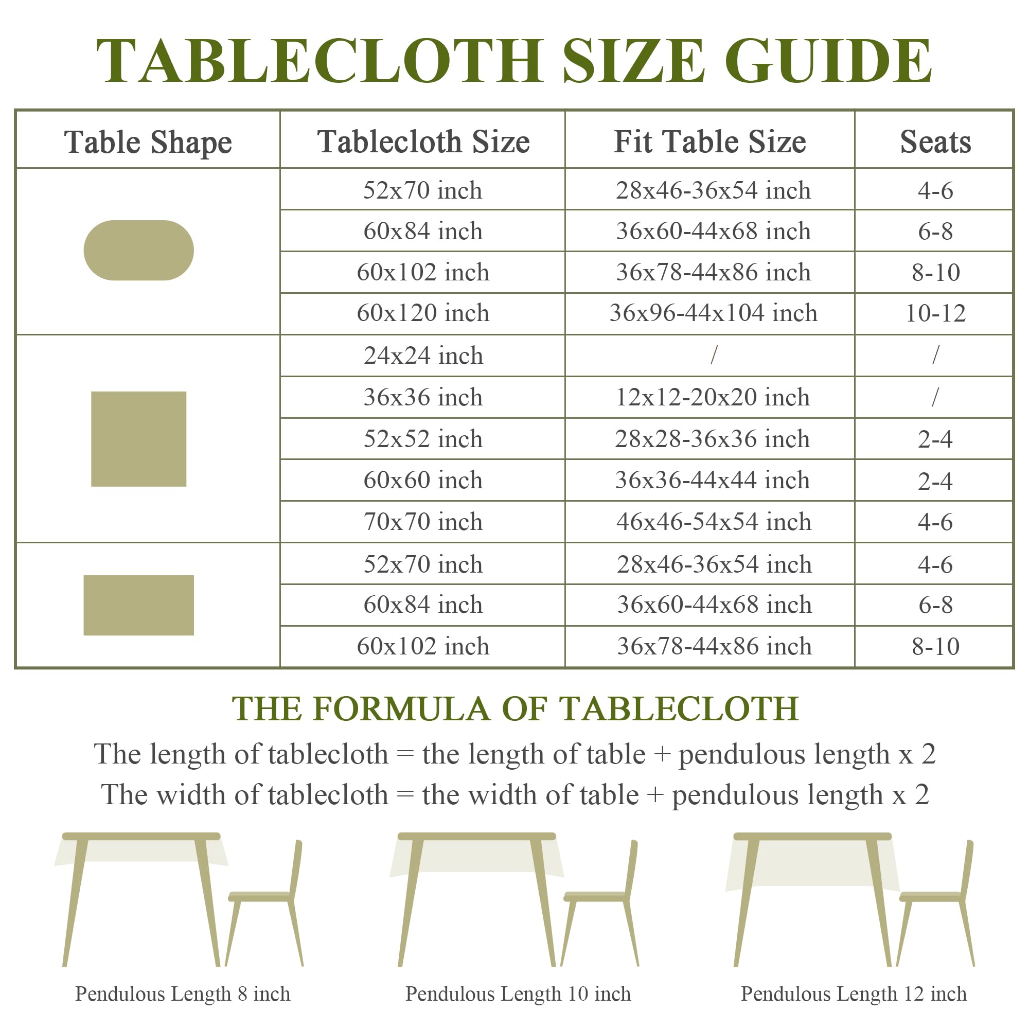 QsyyHome Lattice Oval Tablecloth Rustic Embroidery Cotton Linen Fabric Brown Checkered Table Cover Tablecloths for Kitchen Dining Party Tabletop Decoration 60 x 84 inches