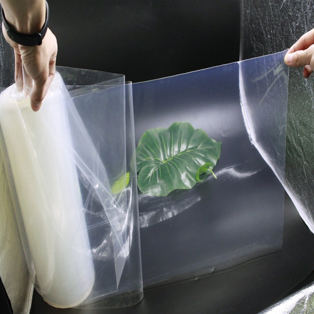 LMS Heat Resistant Thin Transparent Silicone Rubber Sheet High Temperature 300x370x0.2mm